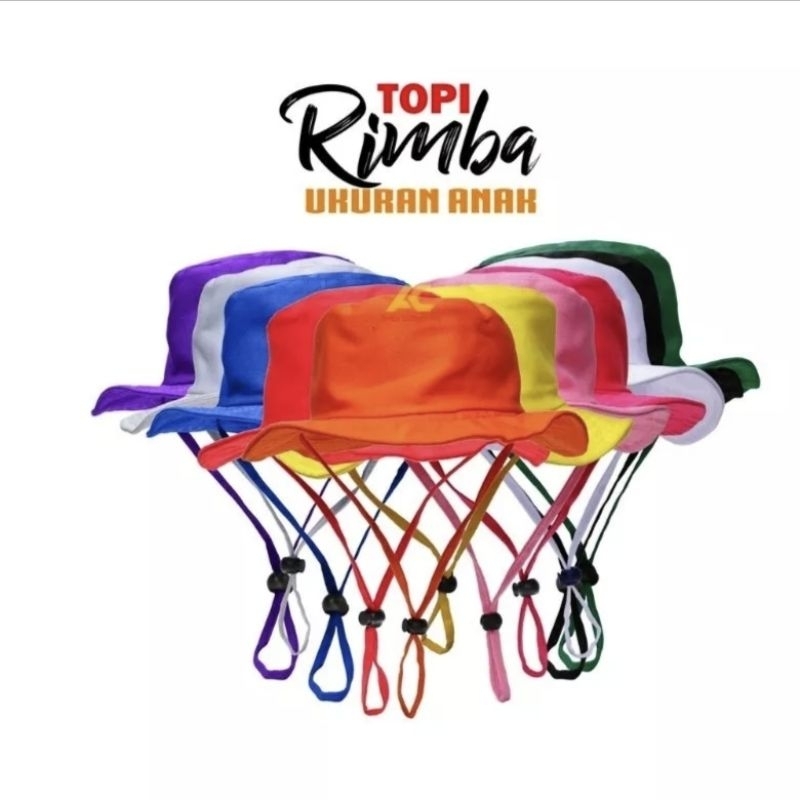 Jual Topi Rimba Anak Bucket Koboi Hat / Topi Gunung Ada Tapi Polos ...