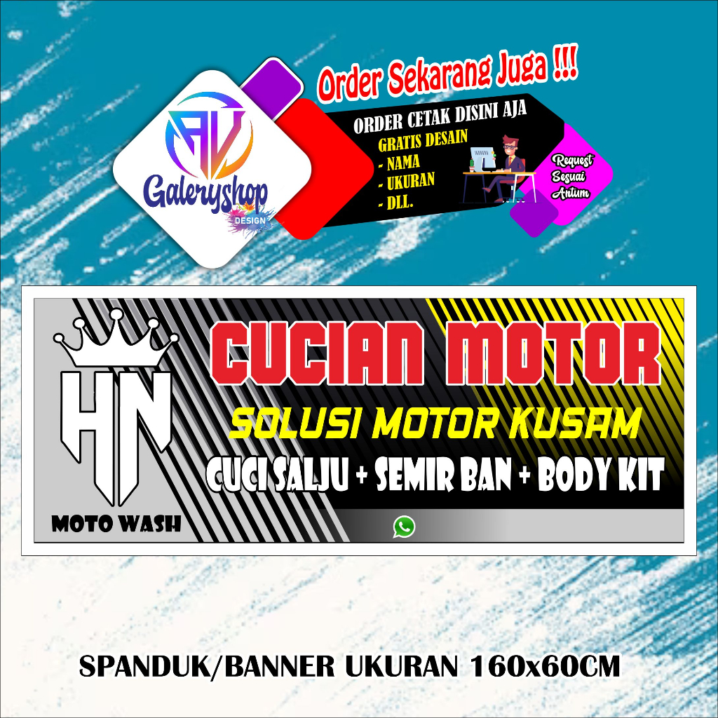 Jual mmt, spanduk,banner, steam,cuci motor, dll. kekinian,keren dll ...