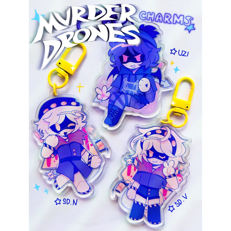 Jual Murder Drones charm keychain [original fanmerch] | Shopee Indonesia