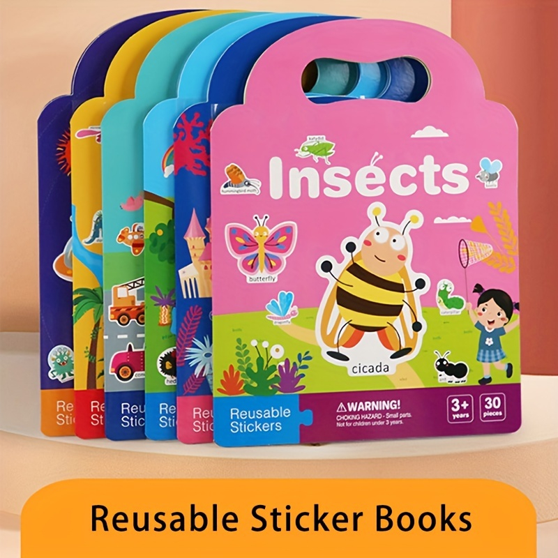 Jual REUSABLE STICKER BOOK BUKU STICKER AKTIVITAS ANAK NON MAGNETIC ...