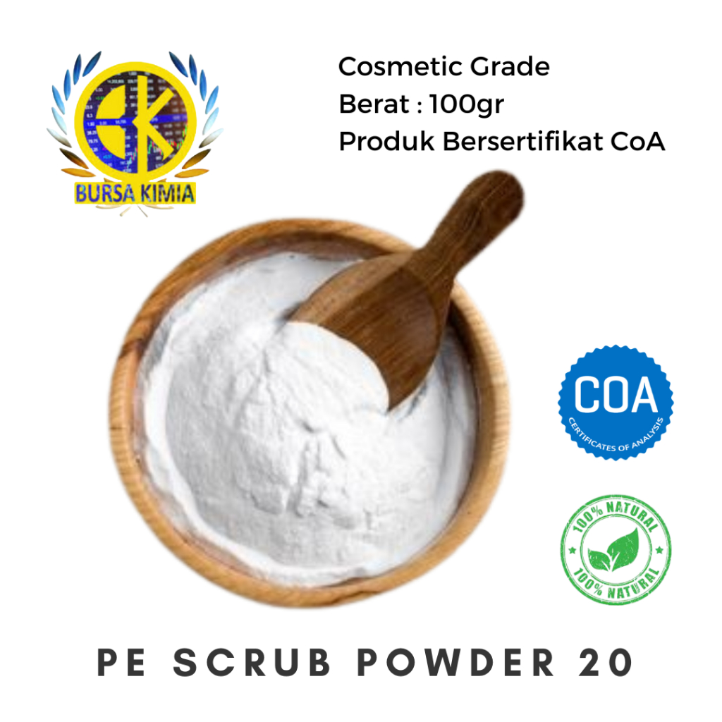 Jual Bahan Lulur PE Scrub 100gr Polyethylene Scrub Powder Ukuran ...