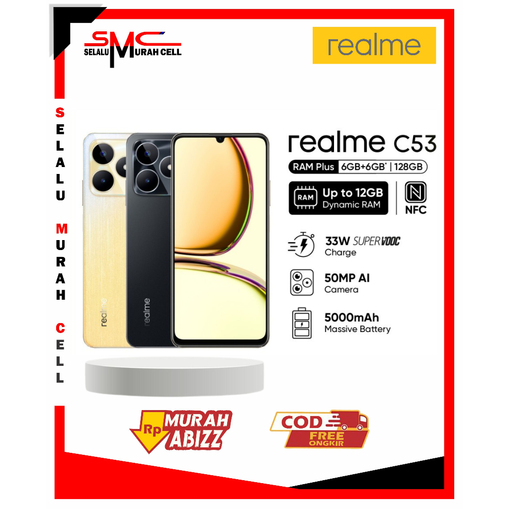 Jual Realme C53 NFC 8/256 GB 6/128 8GB / 256GB 6GB / 128GB Smartphone ...