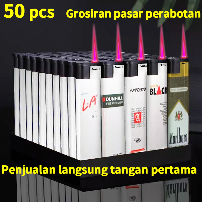 Jual 【HARGA GROSIR 50 BATANG】Pemantik Tahan Angin/Pemantik Rumah Tangga ...