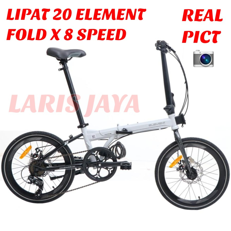 Jual Sepeda lipat 20 ELEMENT FOLD X 8 SPEED SEPEDA LIPAT FOLD X BY ...
