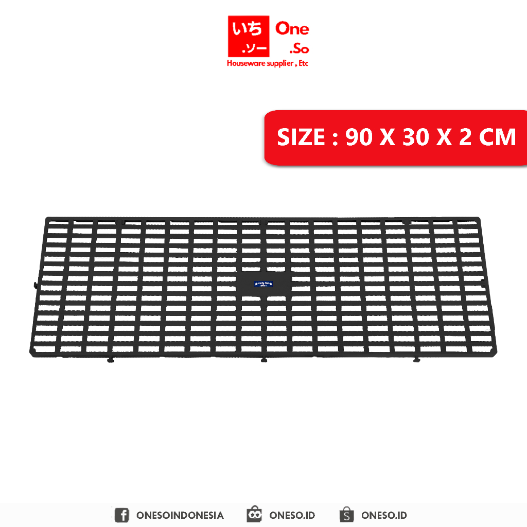 Jual Palet plastik 29x90x2 cm / Alas kandang / Tatakan / Pabrik / Gudang ( PP ) M HITAM | Shopee ...