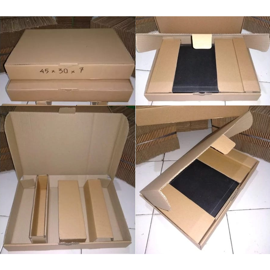 Jual Kardus Laptop 45x30x7 (1 Set dengan Dus Pengaman) | Shopee Indonesia
