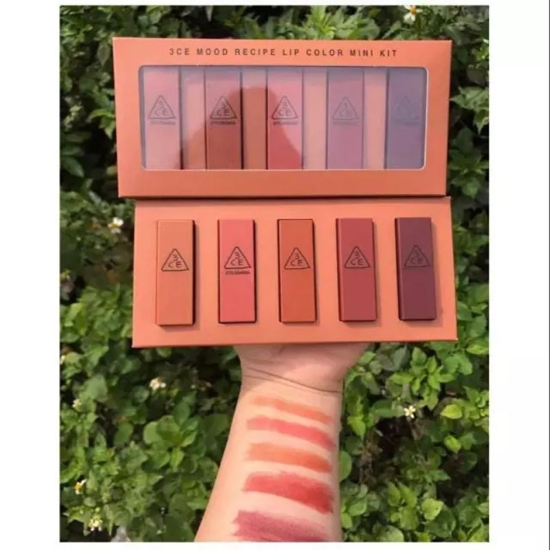 Jual "PER SET" LIPSTIK 3CE NUDE ISI 5 | Shopee Indonesia