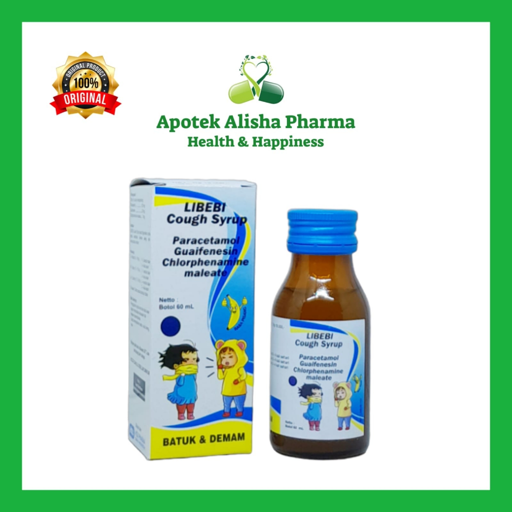 Jual Libebi Cough Syrup 60ml Holi Obat Batuk Flu Pilek Anak | Shopee ...