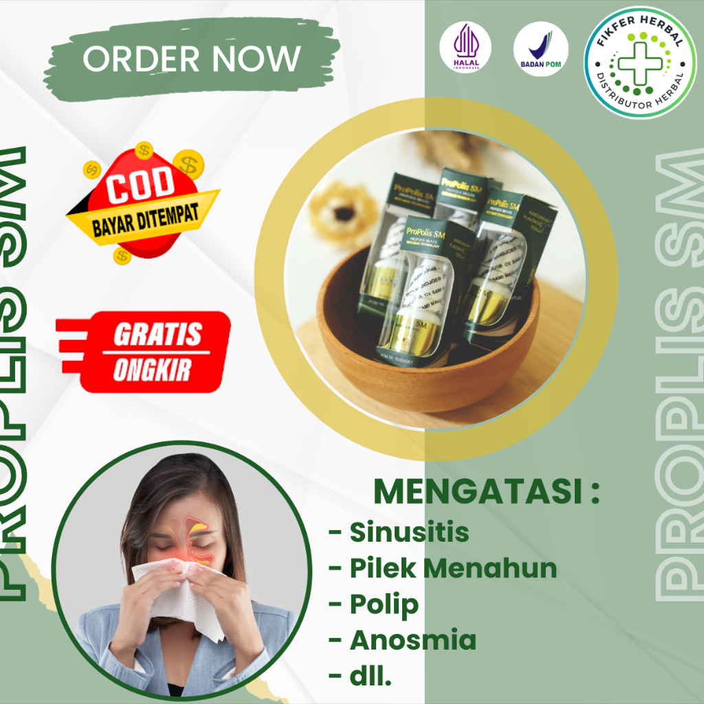 Jual Obat Sinusitis, Pilek Menahun, Hidung Tersumbat, Obat Anosmia ...
