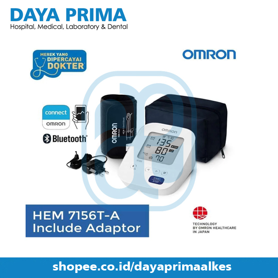 Jual Omron Blood Pressure Monitor Bluetooth HEM-7156T A | Shopee Indonesia