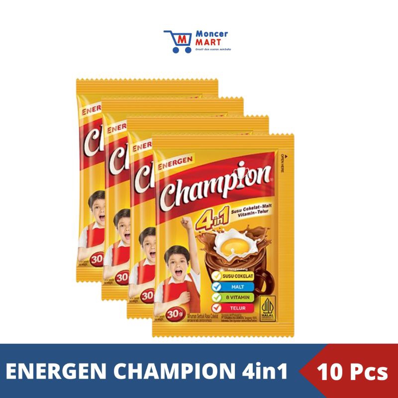 Jual Baru!!! Energen Champion 4in1 Susu Cokelat - Malt - Vitamin ...