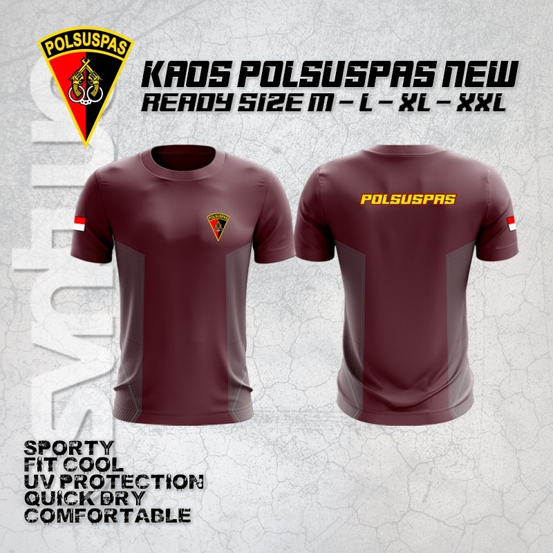 Jual Kaos Polsuspas Logo Terbaru / kaos Polsuspas Bahan Dryfit Milano ...