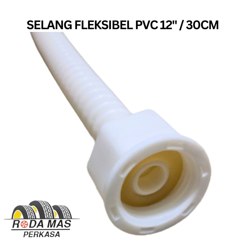 Jual Selang Fleksibel Pvc Wastafel Closet Cold Water Flexible 30 Cm 12 ...