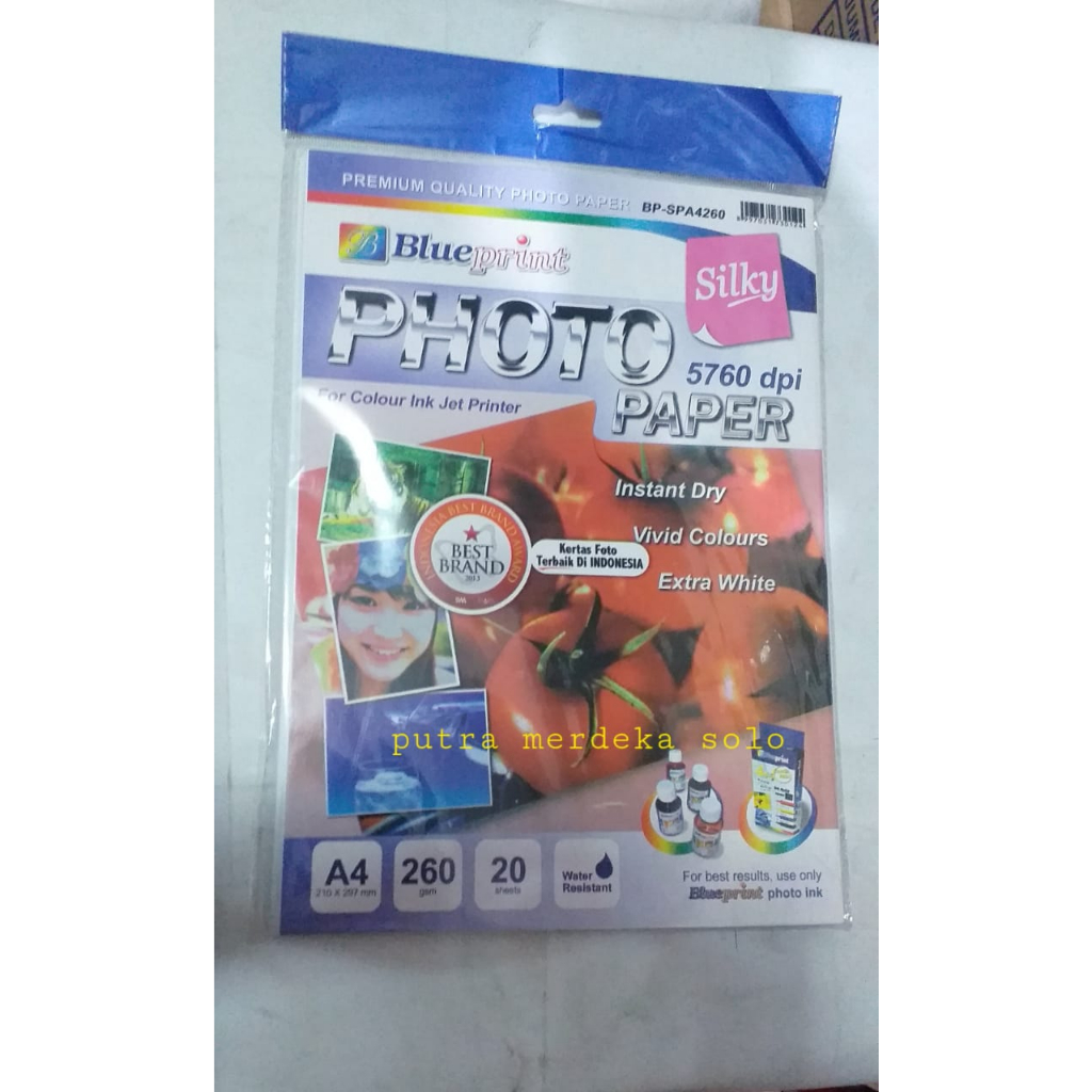 Jual Kertas Foto, Sticker Photo, Photo Paper, Glossy, Silky BluePrint V ...