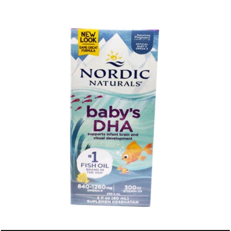 Jual Nordic Baby's DHA 60ml/ Nordic DHA Syrup 119 ml / EPA/Suplemen ...