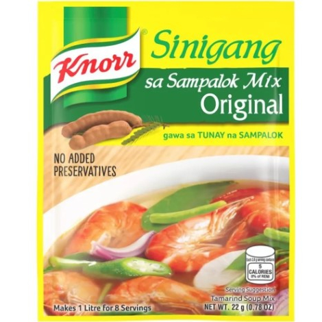 Jual Knorr Sinigang sa Sampalok Mix Original Gabi Bumbu Penyedap ...