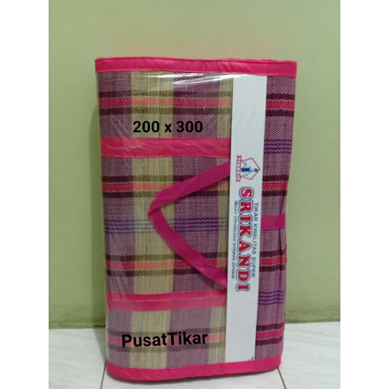 Jual Tikar Lipat Mendong 200 x 300 Kotak Srikandi | Shopee Indonesia