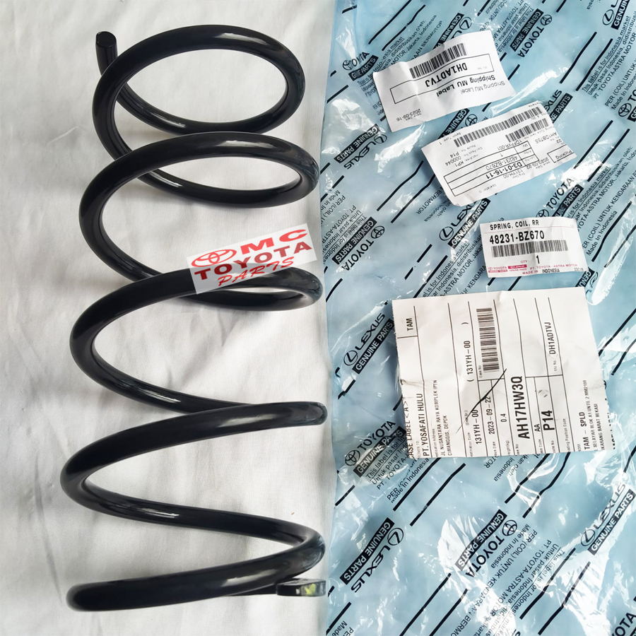 Jual Per Keong Spring Belakang Original Toyota Calya Sigra 48231-BZ670 ...