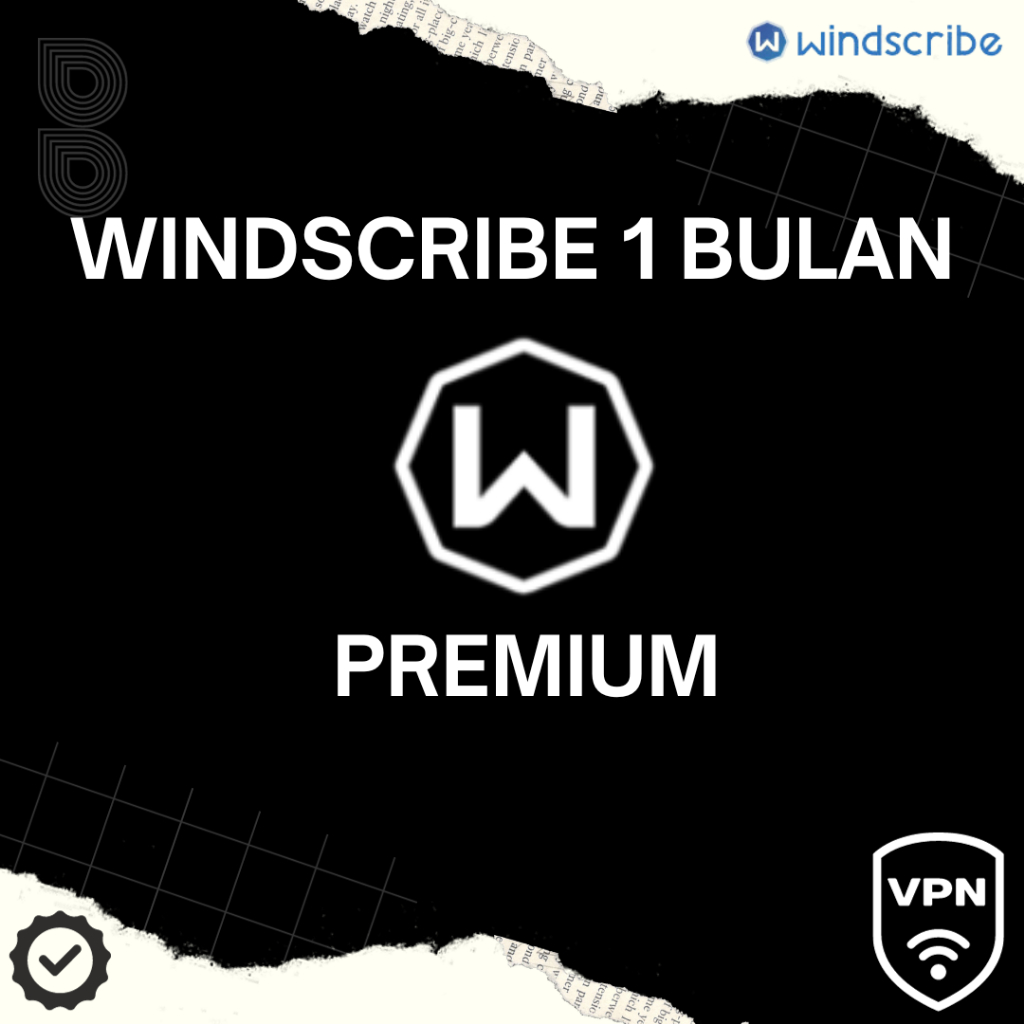 Jual VPN WINDSCRIBE 1 BULAN | Shopee Indonesia