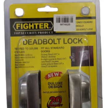 Jual DOOR DEADBOLT LOCK KUNCI TANPA GAGANG PINTU FIGHTER KOTAK | Shopee ...