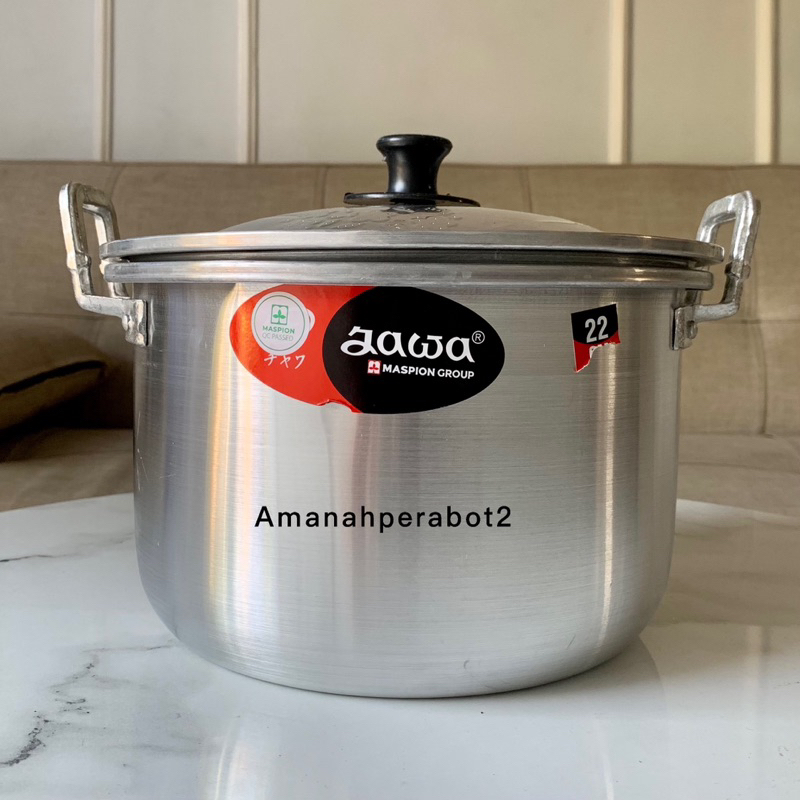 Jual Panci Tinggi TL Tanpa Langseng Aluminium 18 20 22 24 26 28 30 ...