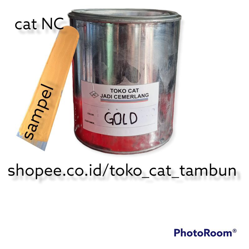 Jual Cat Gold Nc / Dragon gold / fine Gold 1 liter | Shopee Indonesia