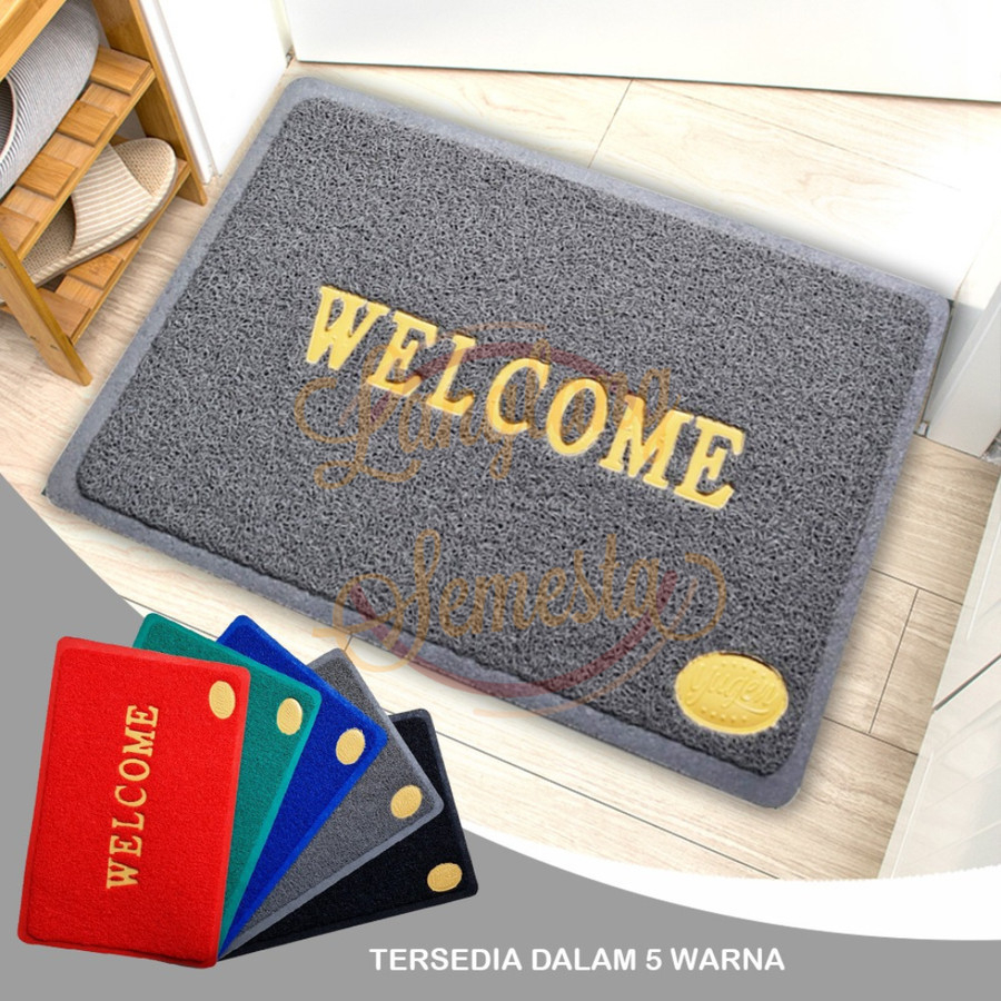 Jual KESET KARPET WELCOME KARET ANTI SLIP MIE BIHUN YUGEN UK 40 x 60 CM ...