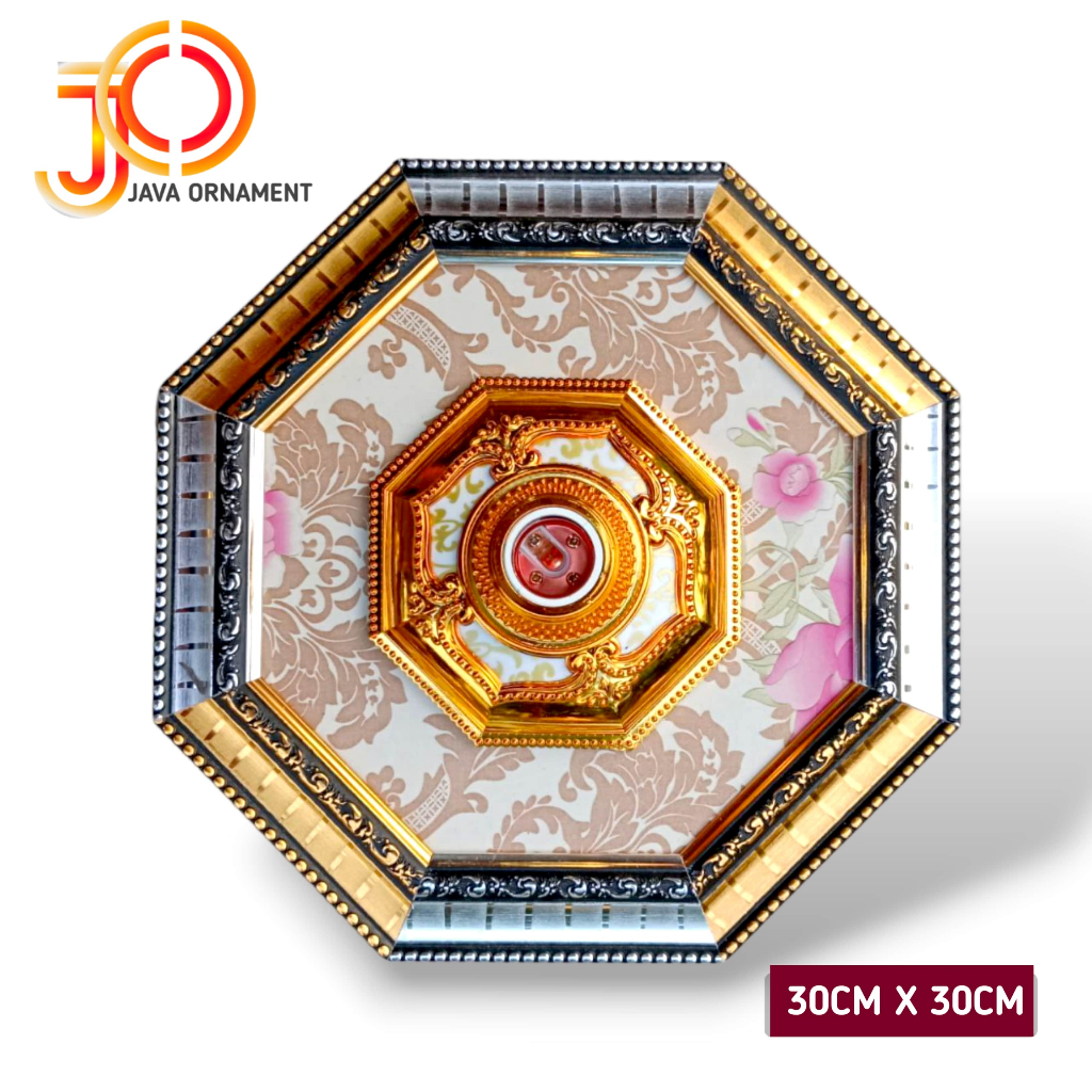 Jual fiting lampu plafon pvc rumah minimalis ukuran 30cmx30cm / ornamen ...