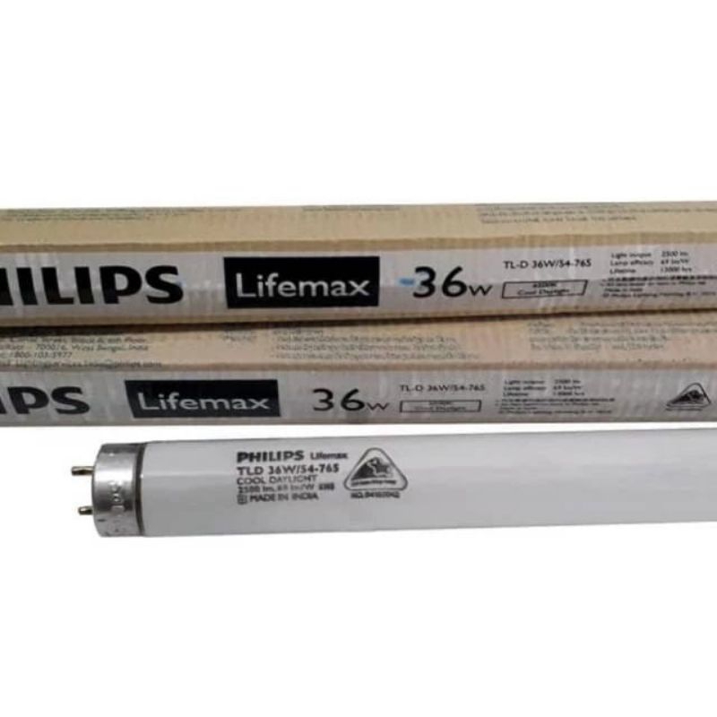 Jual Lampu NEON TL-D Philips Lifemax 36Watt | Shopee Indonesia