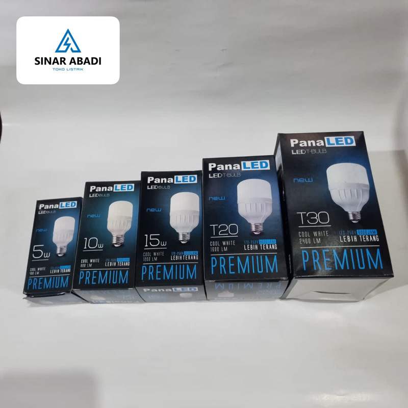 Jual PANALED premium by LUBY 5w 10w 15w 20w 30w/ Led Murah Super Terang ...