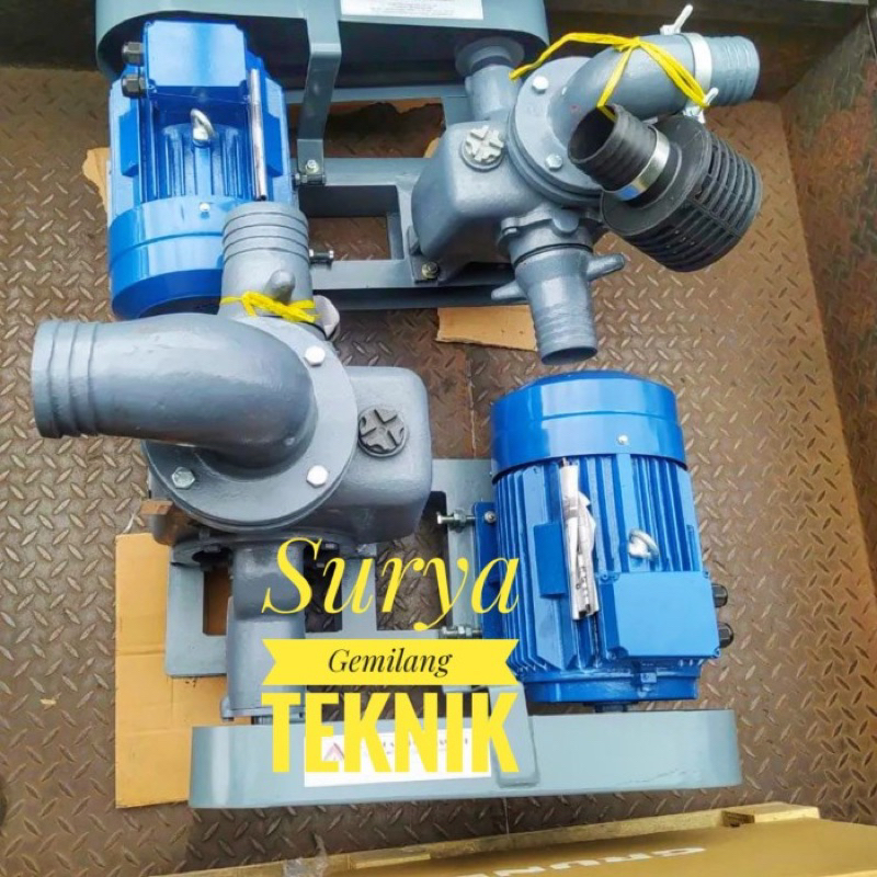 Jual Pompa Air Tambak Udang Ebara Selfpriming SQPB-100 Motology 5,5kw 7 ...