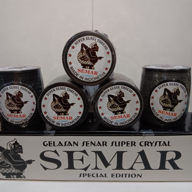 Jual Benang Senar Gelasan Tasi Layangan Cap Semar 0,24 Klos 2000 Yard | Shopee Indonesia