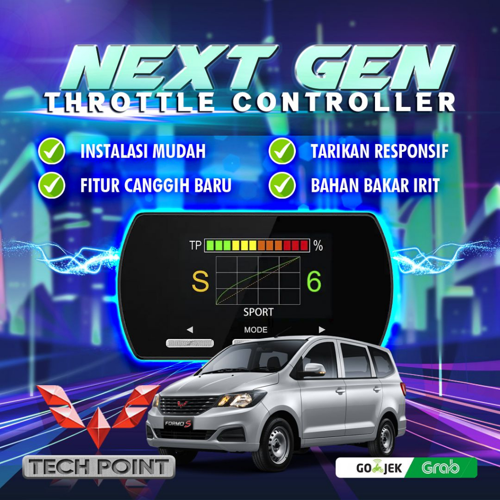 Jual 9 Drive Wuling Formo Piggyback Throttle Controller Next Gen ECU Remap | Shopee Indonesia