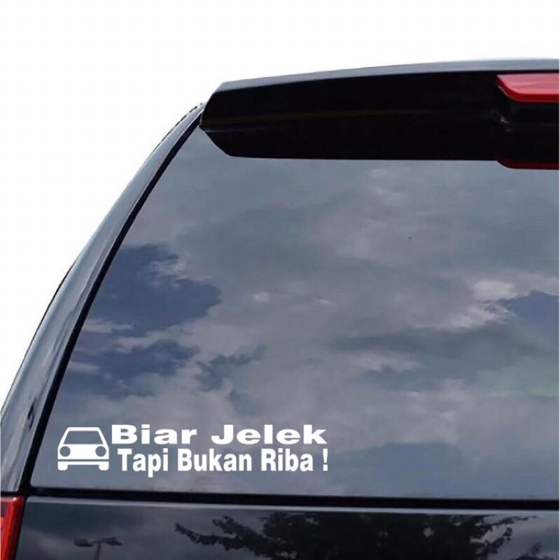 Jual STIKER MOBIL/STIKER CUTTING BIAR JELEK TAPI BUKAN RIBA | Shopee ...