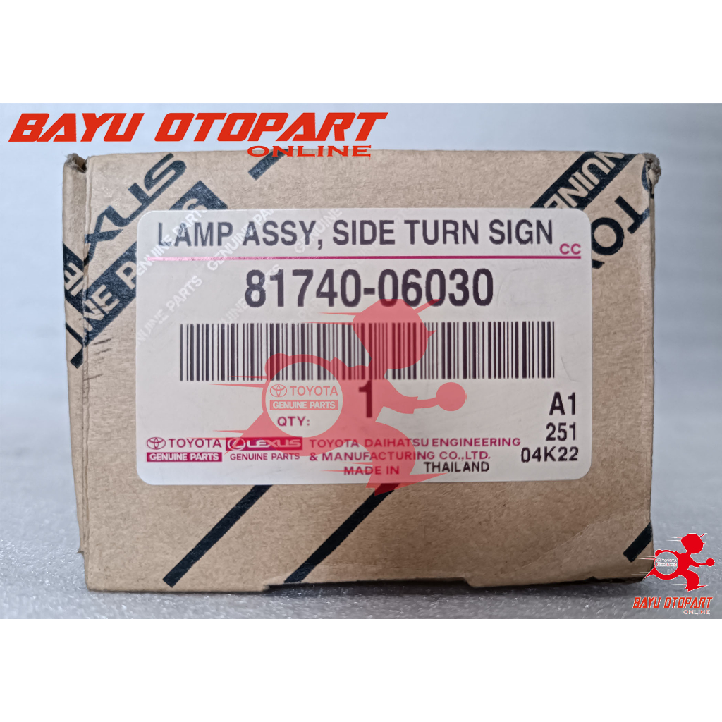 Jual LAMPU SEIN SPION KIRI TOYOTA YARIS,VIOS 81740-06030 | Shopee Indonesia