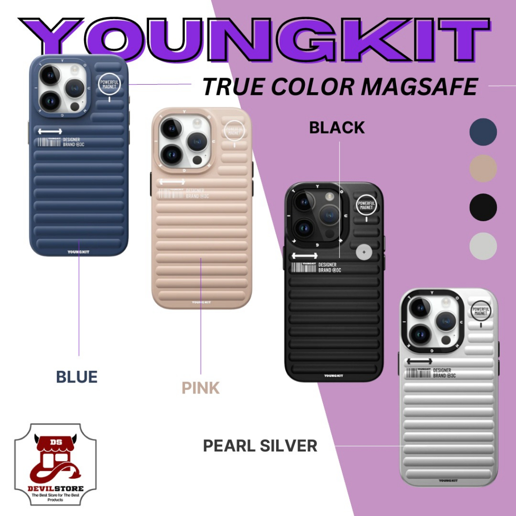 Jual Youngkit True Color Magsafe Case Iphone 15 Pro Max Iphone 15 / 15 ...