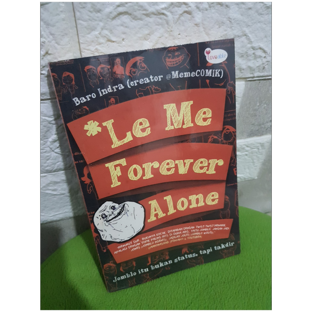 Jual LE ME FOREVER ALONE by BARO INDRA (Novel Preloved) | Shopee Indonesia
