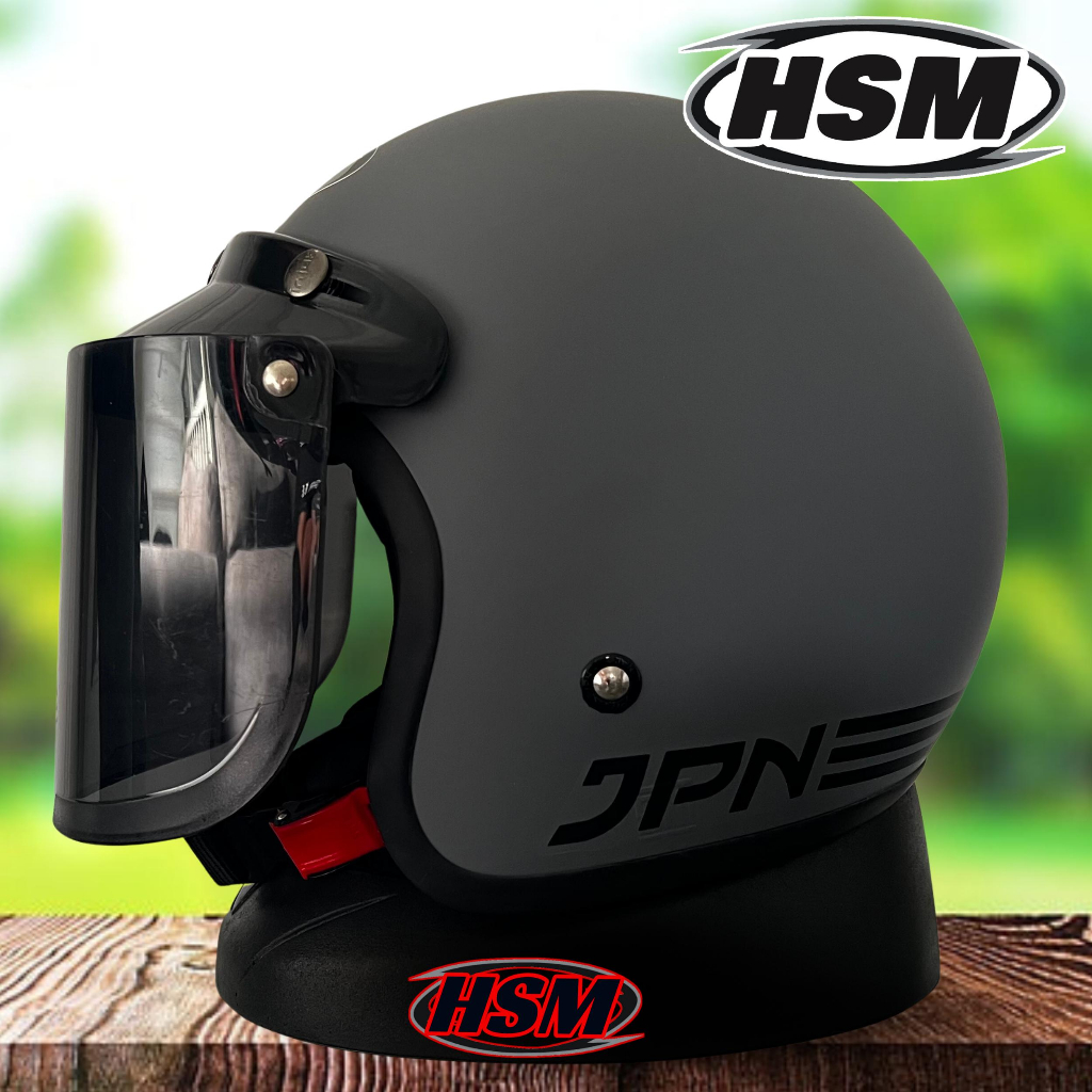 Jual JPN ARC HELM RETRO DEWASA FULL LEHER STANDART SNI | Shopee Indonesia