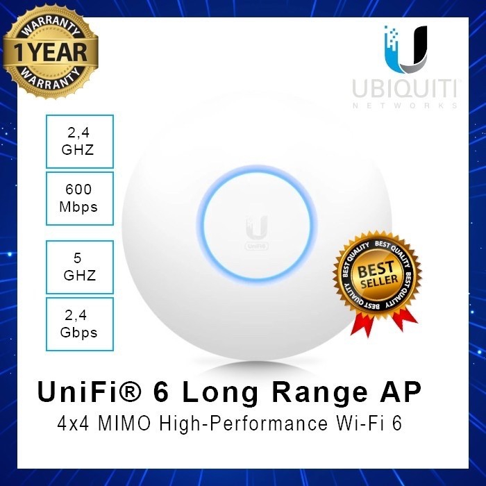 Jual Ubiquiti UniFi 6 Long-Range Access Point ( U6-LR ) | Shopee Indonesia