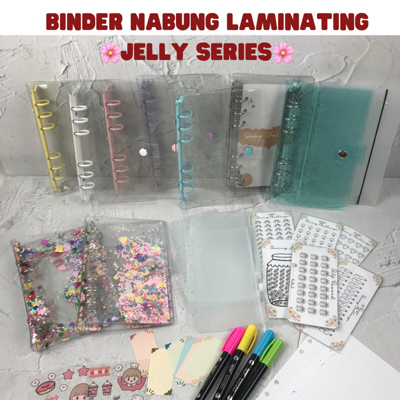Jual PAKET LENGKAP BINDER NABUNG VELLUM PAPER LAMINATING A6 JELLY ...