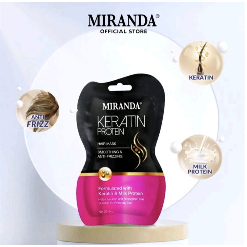 Jual Miranda Keratin Hair Mask | Shopee Indonesia