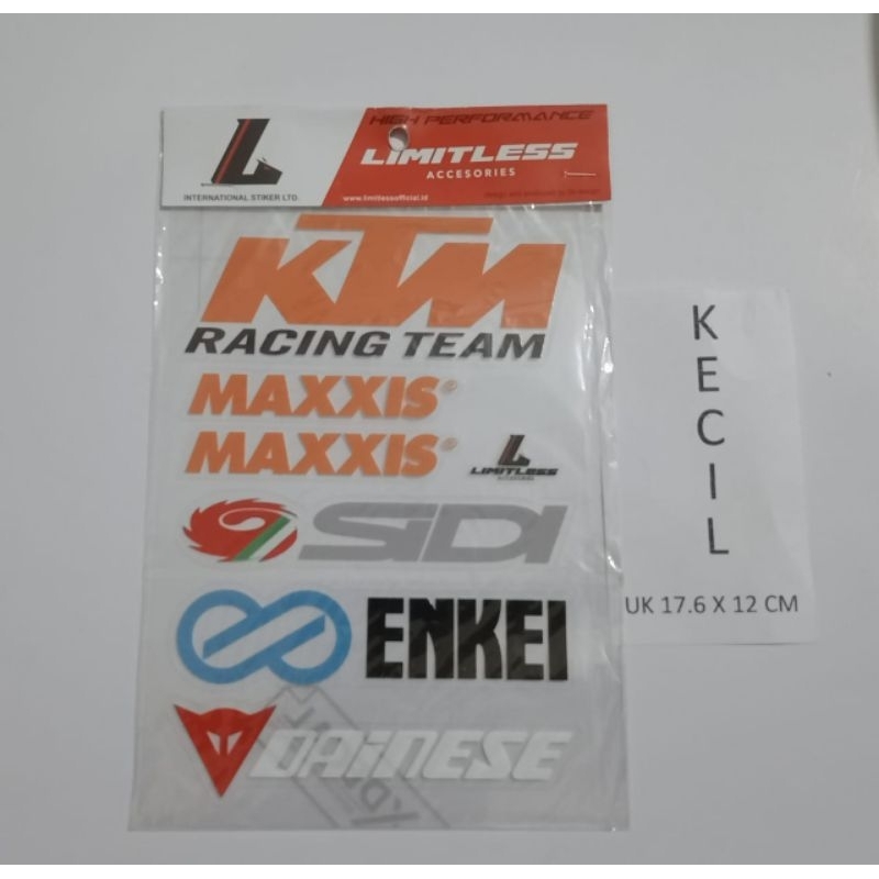 Jual Stiker KTM/stiker super clear/motor/mobil/sepeda | Shopee Indonesia