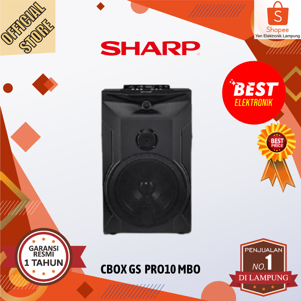 Jual Speaker Active Sharp CBOX PROX 10UBB Speaker Sharp Garansi Resmi ...