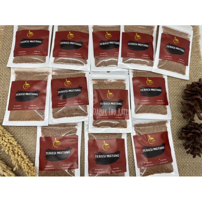 Jual Terasi Matang Khas Bangka Belitung - sachet 120gram | Shopee Indonesia