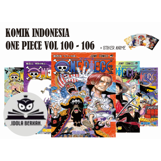 Jual [INDONESIA] TERMURAH MANGA ONE PIECE VOL 100 - 106 UPDATE PLUS ...