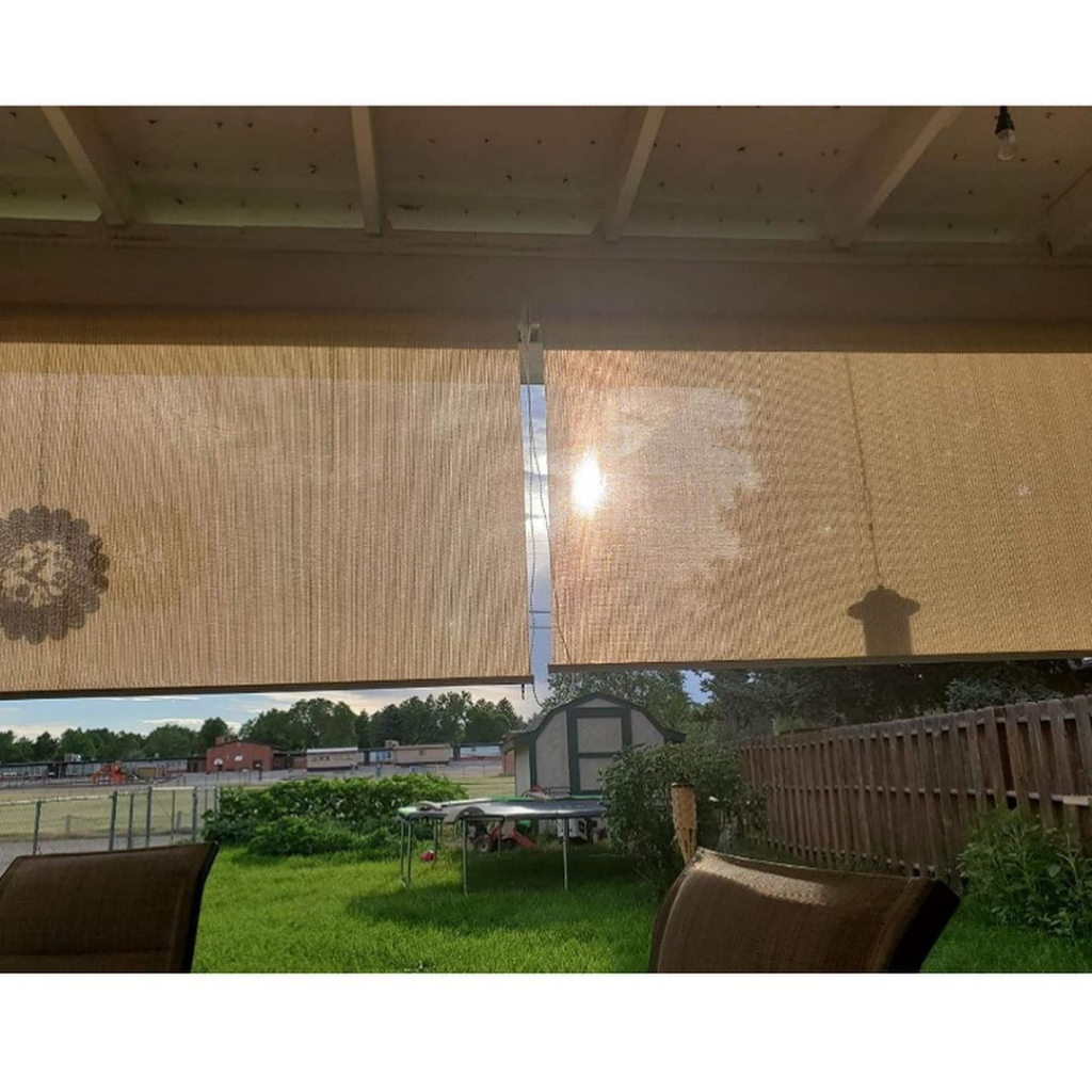 Jual Roller Blind Outdoor SUNTEX Solar Screen Tampias Tahan Air Hujan ...