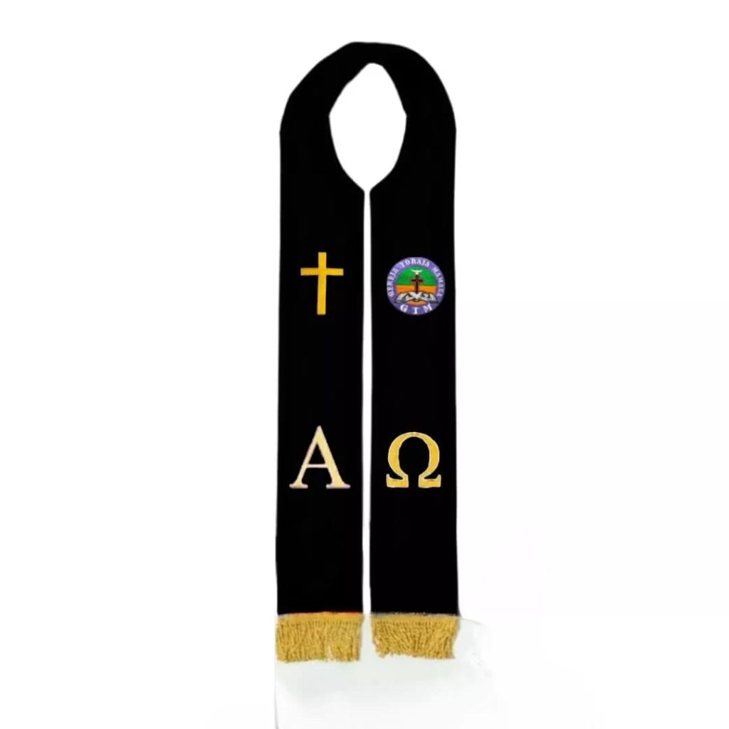 Jual Miracle - Stola Gereja - 1 Sisi Hitam - Jos Miracle Bandung ...