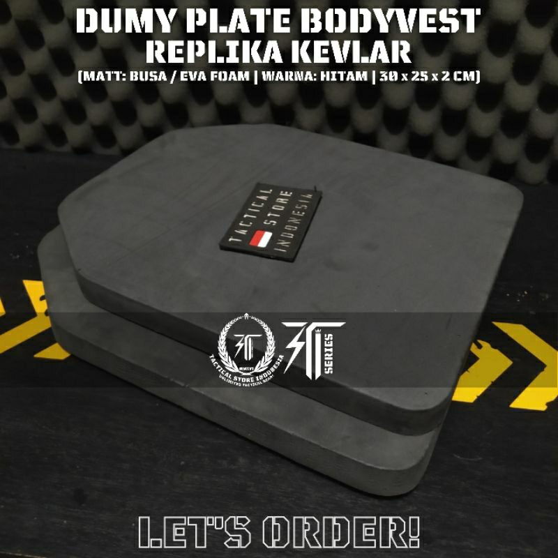 Jual Dumy Plate Body Vest - Plat Busa Eva Foam Bodyvest Tactical ...