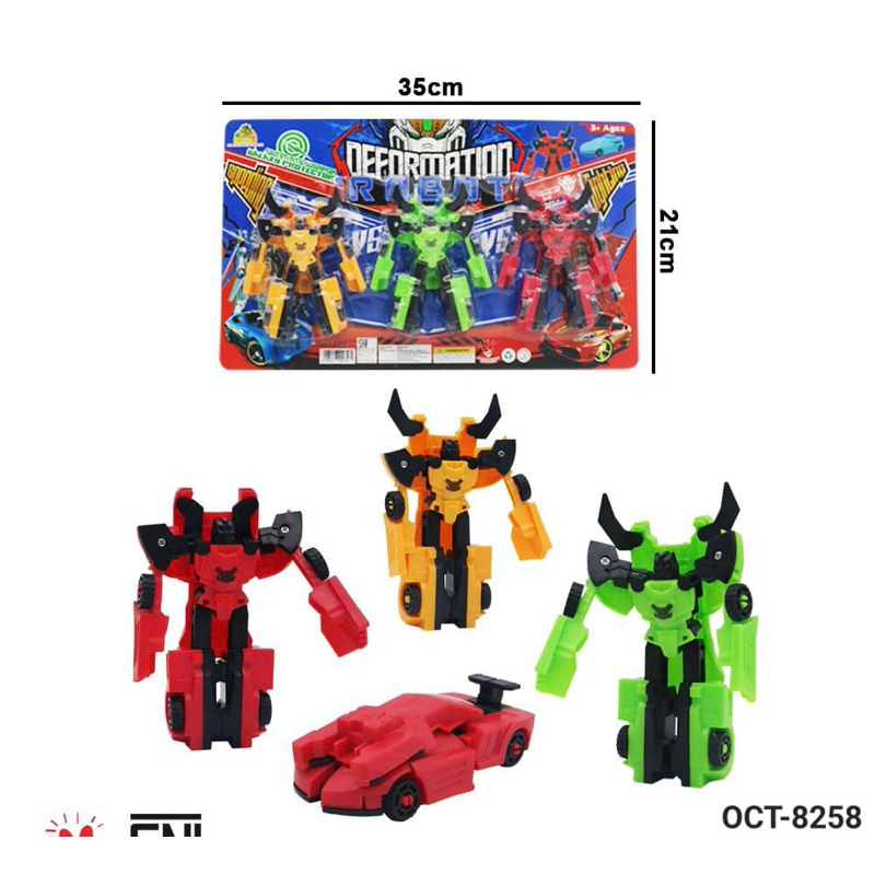 Jual ROBOT DEFORMATION PRES 3PC 8258 / MOBIL BERUBAH BENTUK JADI ROBOT ...
