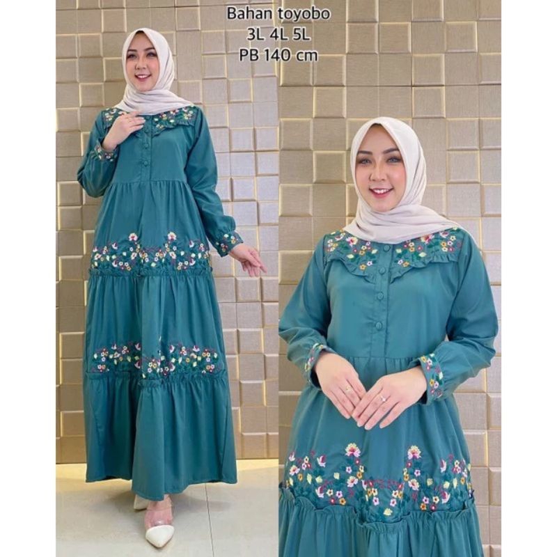 Jual Gamis Maudy Toyobo Kualitas Premium Original | Shopee Indonesia